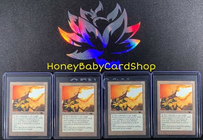 MTG Antiquities 1994 Rocket Launcher x 4 (NM, LPx2, MP) Playset ATQ Old ...