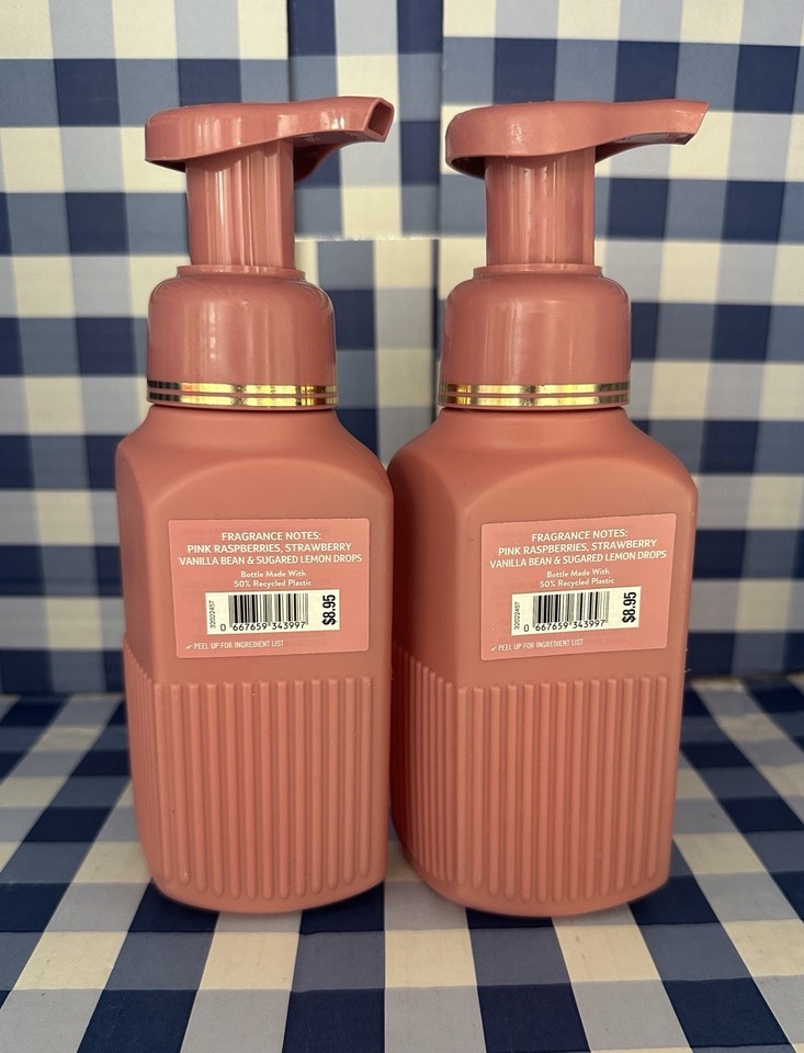 Bath & Body Works RASPBERRIES & WHIPPED VANILLA Gentle Foaming Hand ...