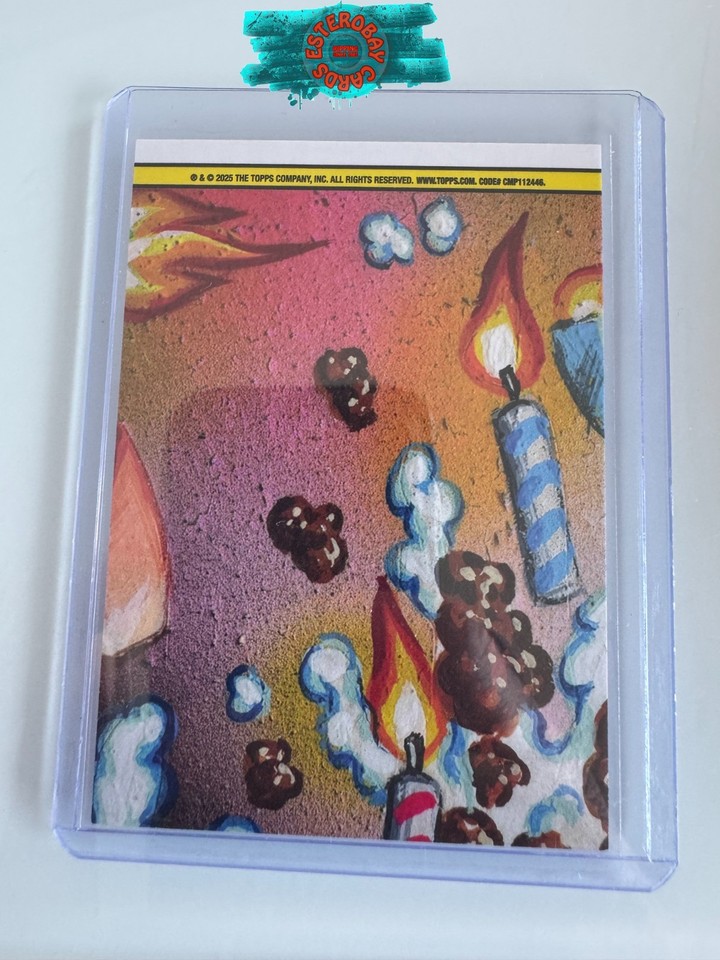 2025 Topps Worst of GPK 40th Anniversary Drippy Dan 34a Purple /199 GPK ...