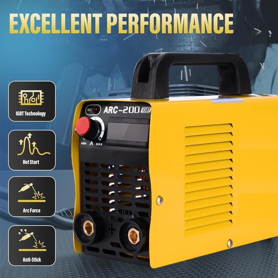 Compact 110V Welding Machine with LCD - Perfect for Beginners & DIY ...