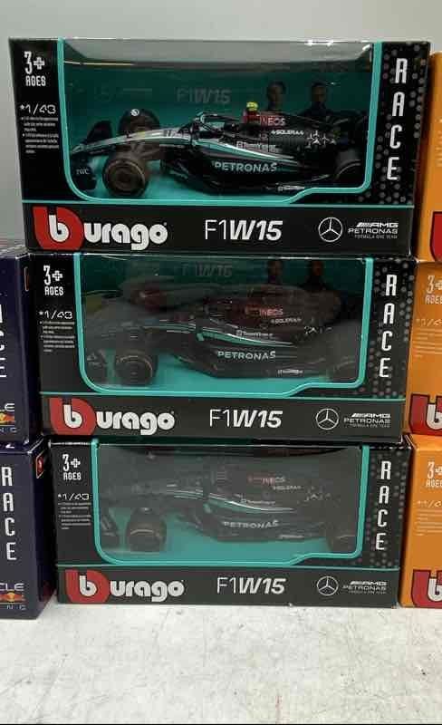 Bburago F1 Ferrari SF-24 1:43 Scale DieCast Miniature Model Cars Lot of ...