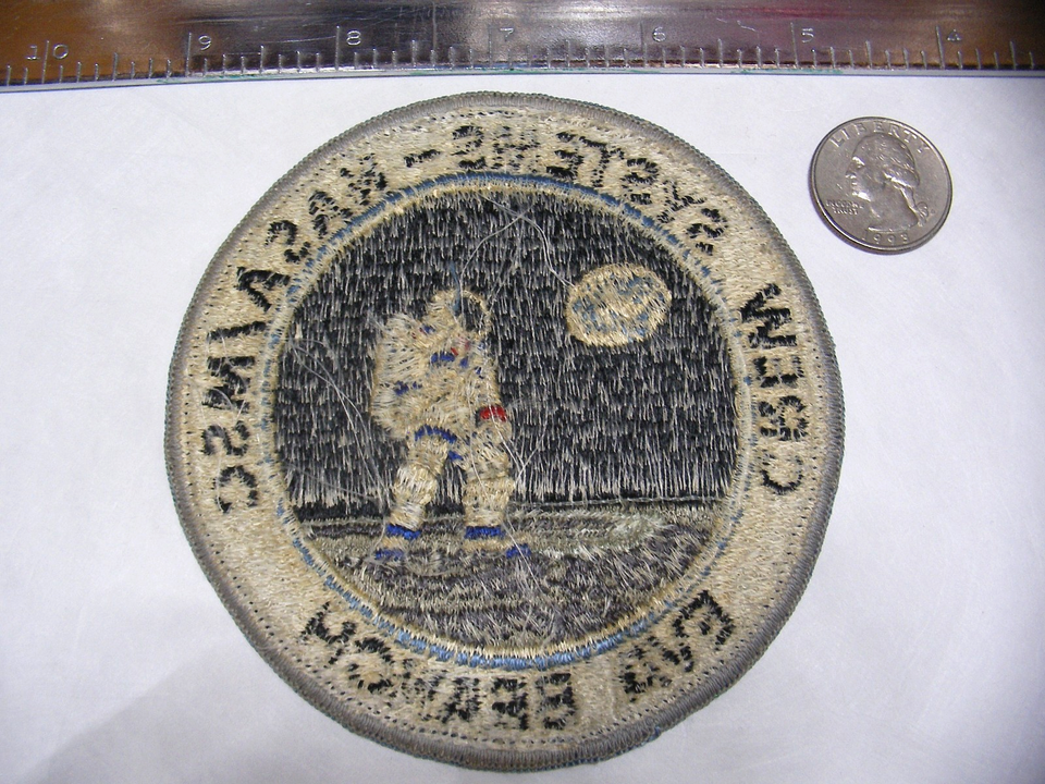 Vintage Original EVA Branch Crew Systems Patch NASA Project Apollo MSC ...
