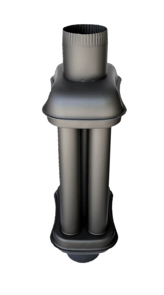 4,7'' / 120mm Flue Pipe Heat Exchanger Radiator Woodburner Fireplace ...