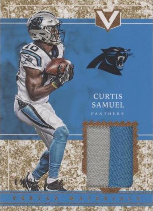 2017 Panini Vertex - Vertex Materials Curtis Samuel #VM-41 Granite /25 ...