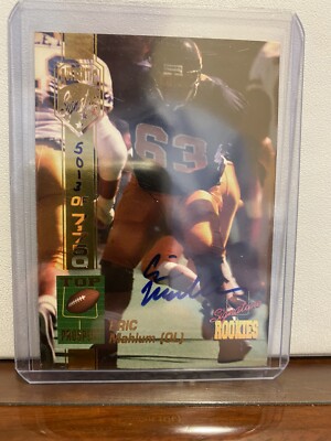 Eric Mahlum 1994 Signatures Rookie autograph 5013/7750 California | eBay