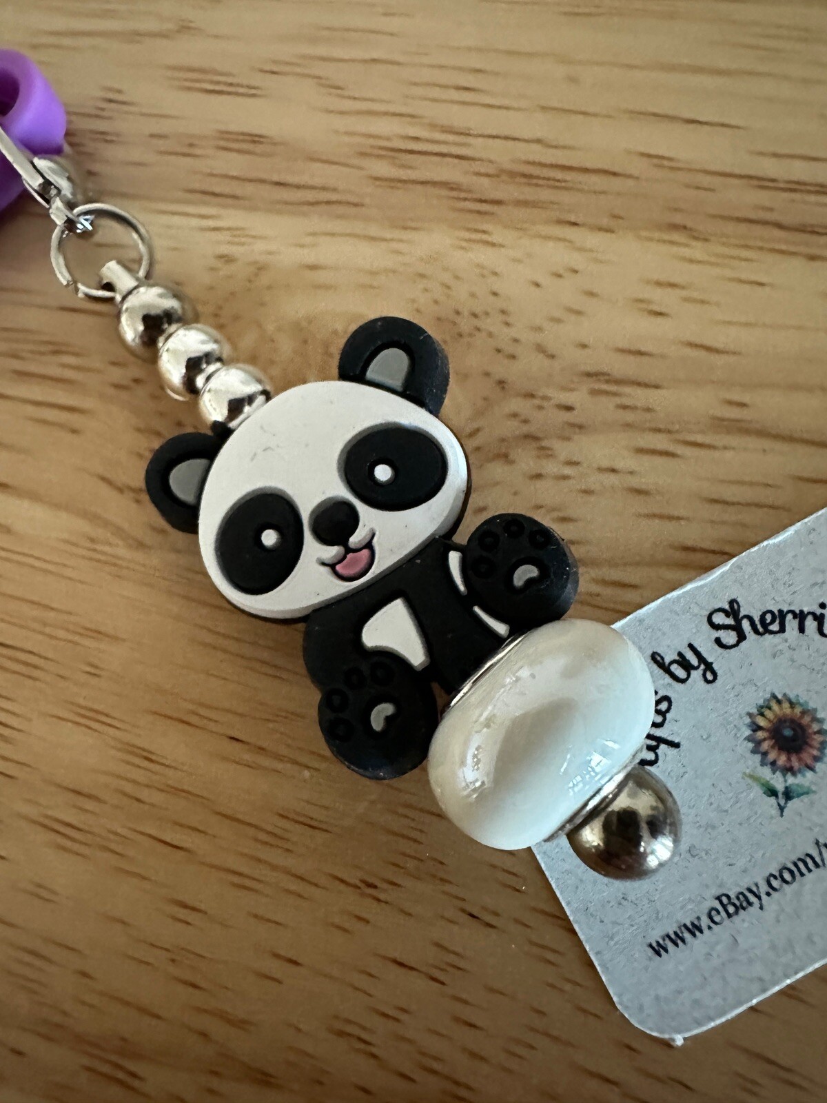 Panda Tumbler Charm, Backpack Clip, Purse Charm, Panda Gift, Stanley ...