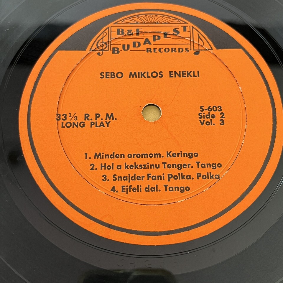 Sebö Miklós Énekli Tango 10" LP Budapest Records S-603 | eBay