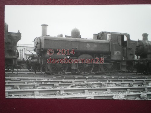 PHOTO GWR 54XX CLASS LOCO NO 5418 AT SWINDON 2/10/60 | eBay
