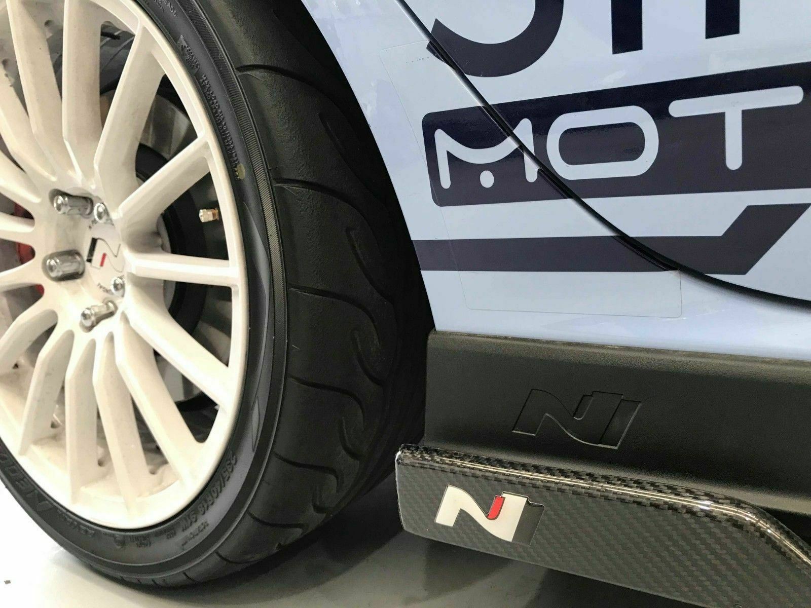 Pair for Hyundai i30N Logo Epoxy Raised 3D Sticker Decal I30 N Turbo ...