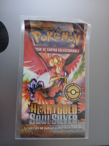 HEART GOLD SOULSILVER BOOSTER PACK SEALED POKEMON TCG SPANISH HGSS HO ...