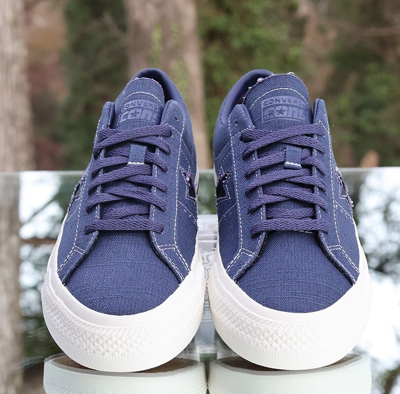 Converse Cons One Star Pro Navy Blue Men’s Size 11 Black White Custom ...