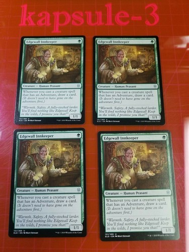 4x Edgewall Innkeeper | Throne of Eldraine | MTG Magic The Gathering ...