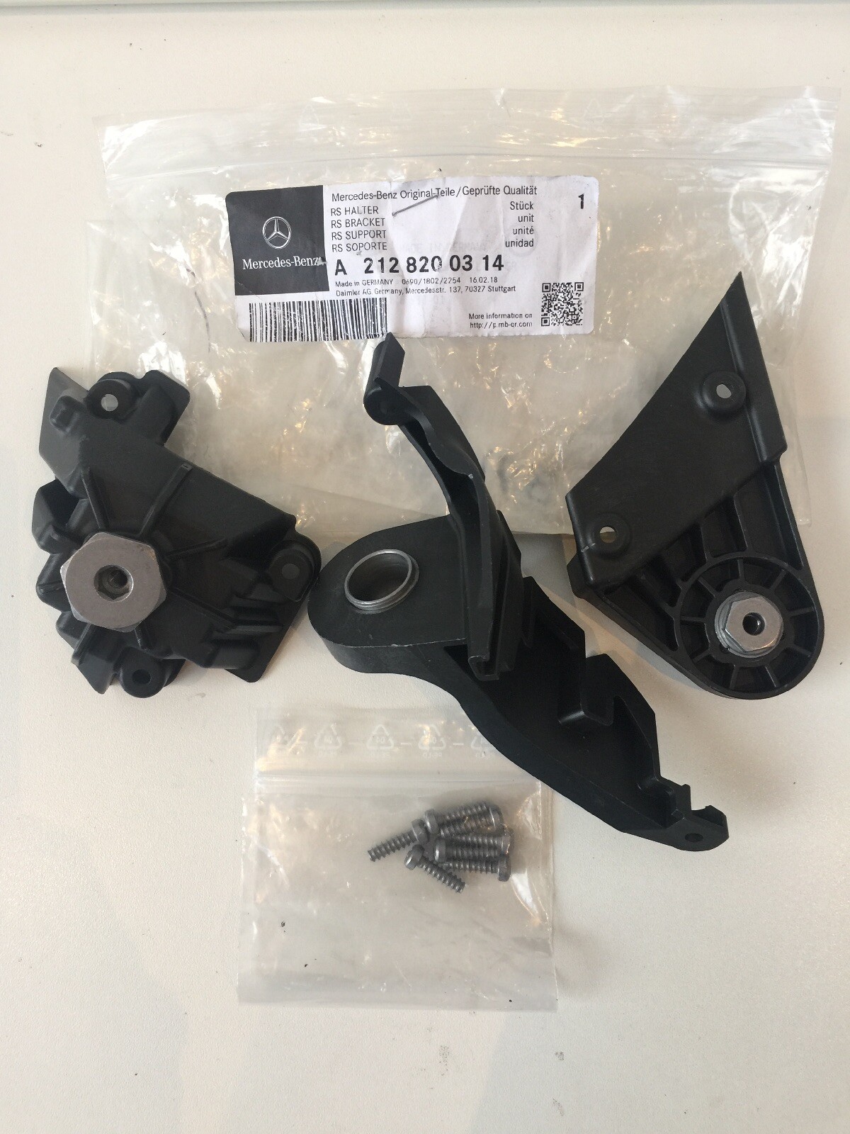 Mercedes-Benz E W212 Left Headlight Bracket Repair Kit A2128200314 ...