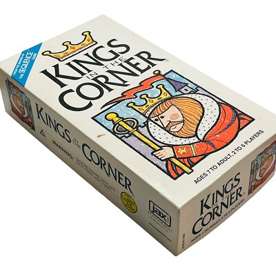 Vintage JAX 1996 Kings In The Corner Card Game Box ONLY | eBay