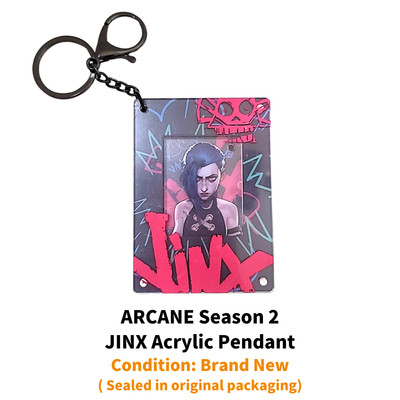 ARCANE: League of Legends Jinx Acrylic Pendant/Keychain Loose Cannon 🔴 ...