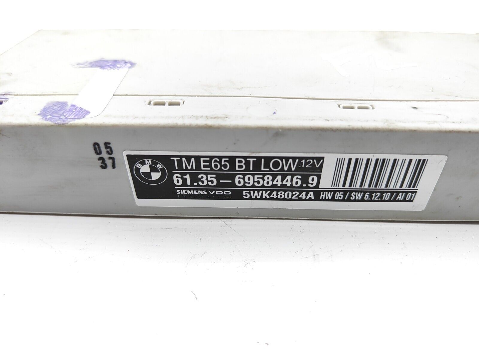 BMW SÉRIE 7 E66 E65 2004 Module d'unité de commande de porte 6958446 ...