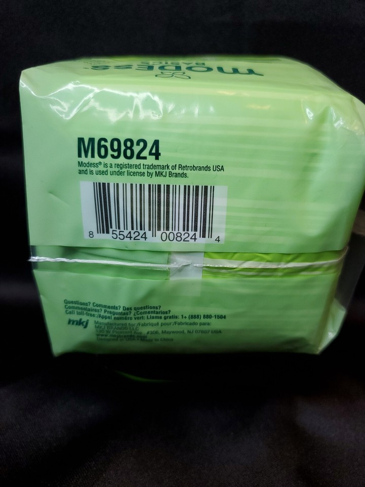 Modess Basics Maxi with Wings Long Super Pads Unscented Sanitary ...