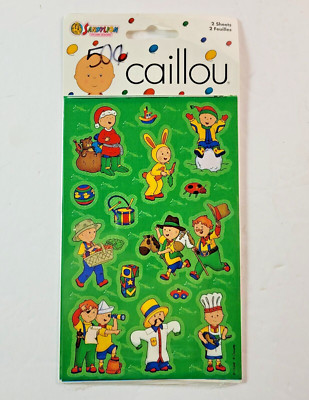Sandylion Caillou 2 Sheet Sticker Pack - New and Sealed - 2003 | eBay