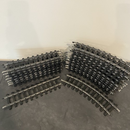Lot of 20 Bachmann G Scale Plastic/Metal Track - 8 Straight / 12 Curve ...