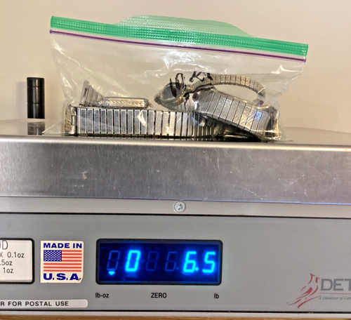 Assorted Gold Filled Watch Scrap Lot 6.5 Oz ounces 184 grams 10KT, 14KT ...