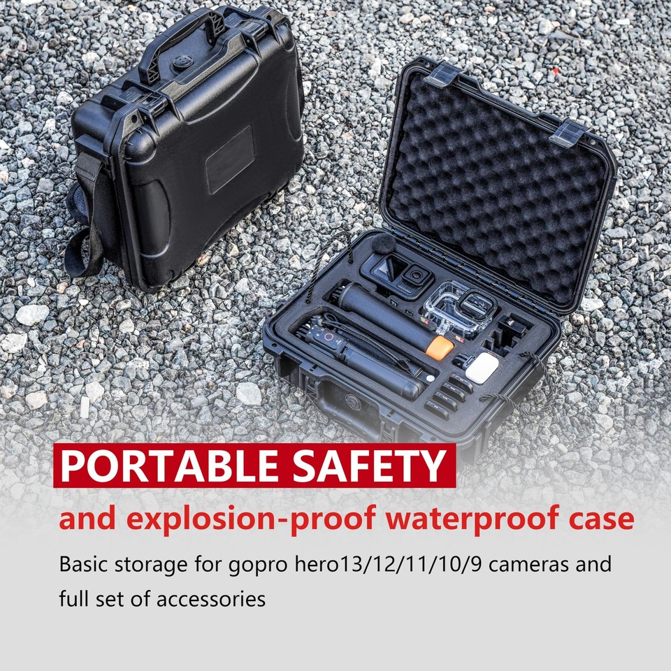 Waterproof Hard Case for Gopro Hero 13/Gopro Hero 12/Gopro Volta/Media ...