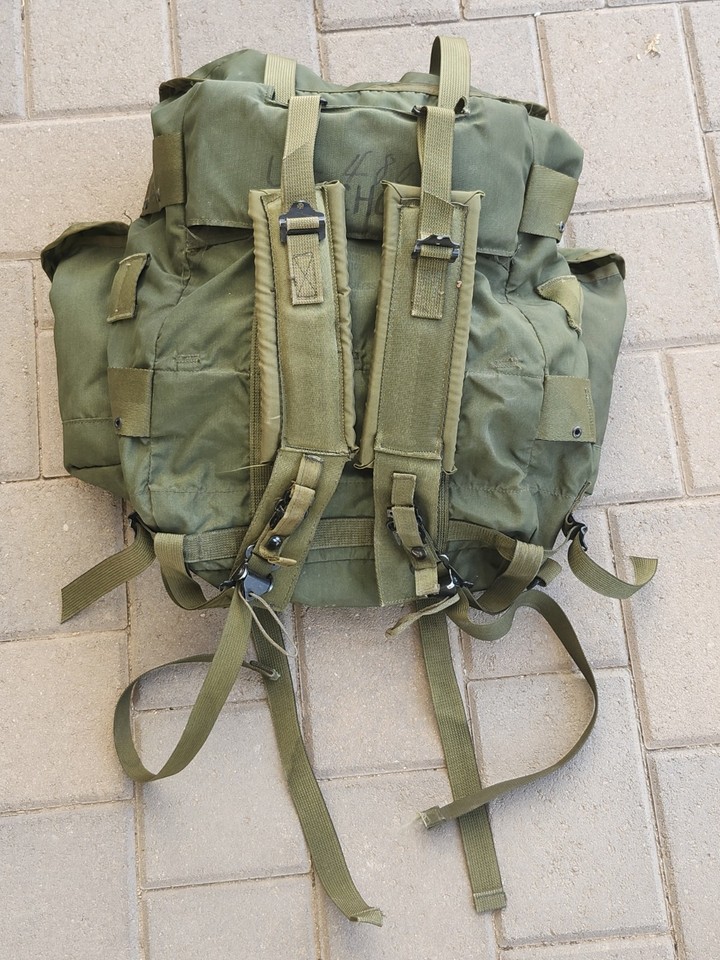 US Military Field Pack Combat Backpack Rucksack Nylon M | eBay