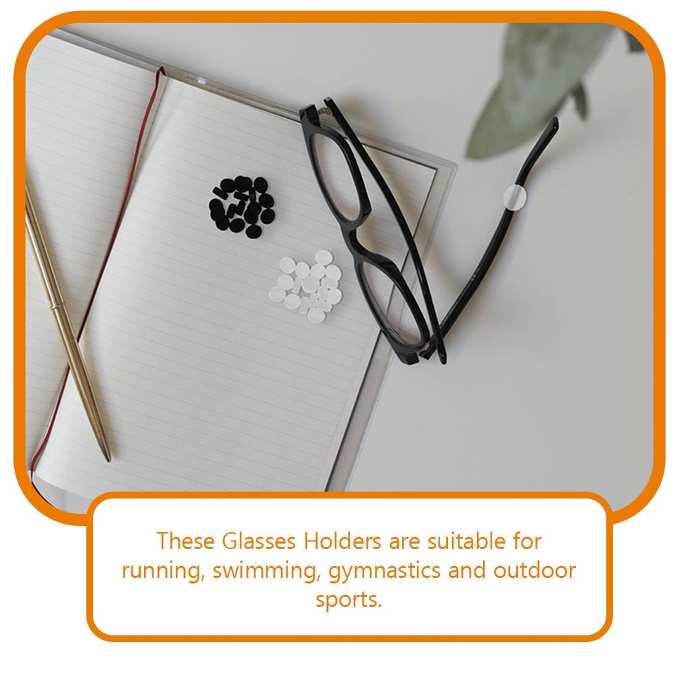 12 Pairs Sun Glasses Eyeglass Grip Pads Ear Grips Non Slip Accessories ...