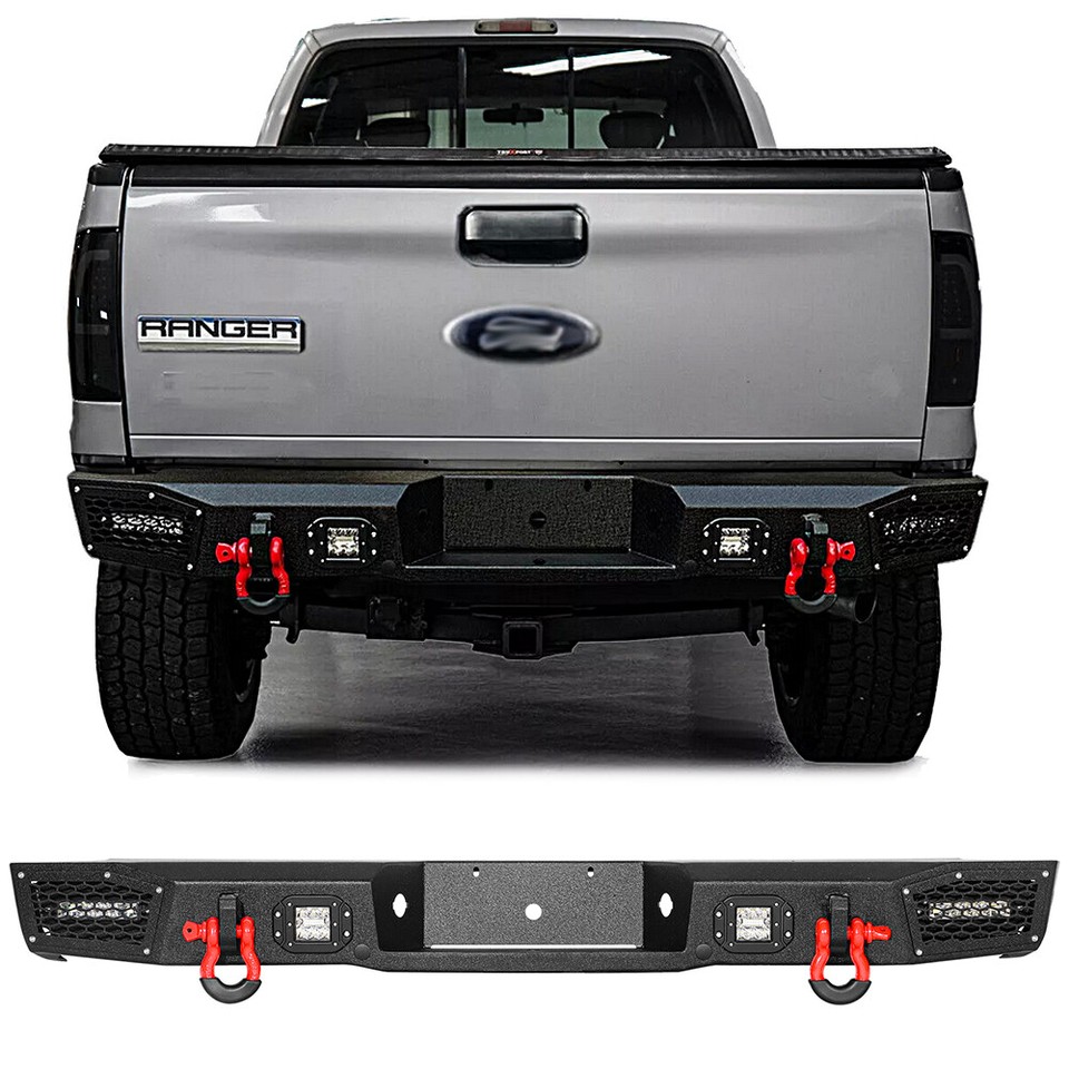 Offroad For 1993-1997 Ford Ranger Steel Front/Rear Bumper W/Winch Plate ...