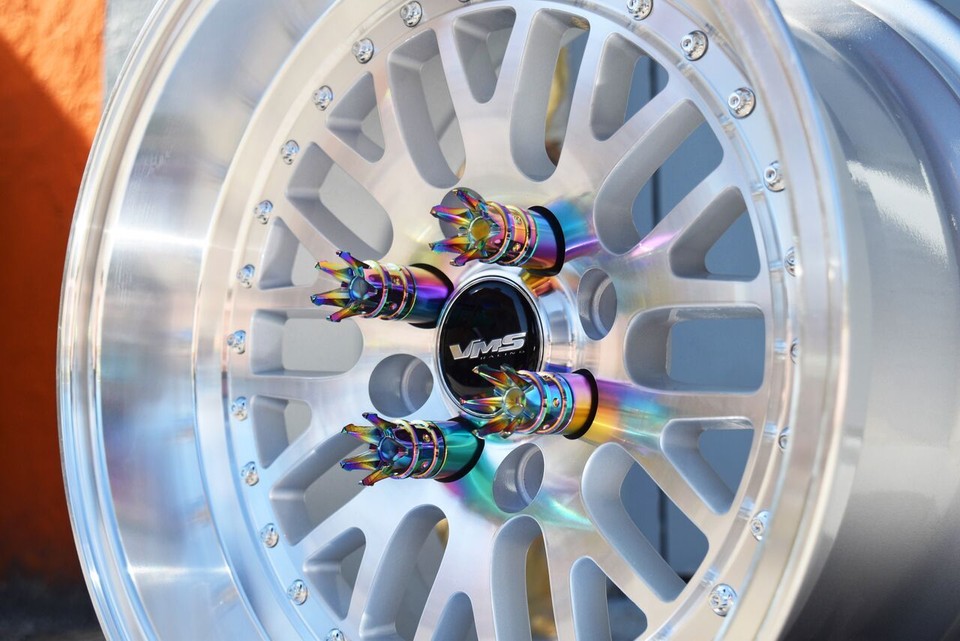 32 TRUE SPIKE 14X1.5 FORGED STEEL LUG NUTS CHROME EXTENDED KING CROWN ...