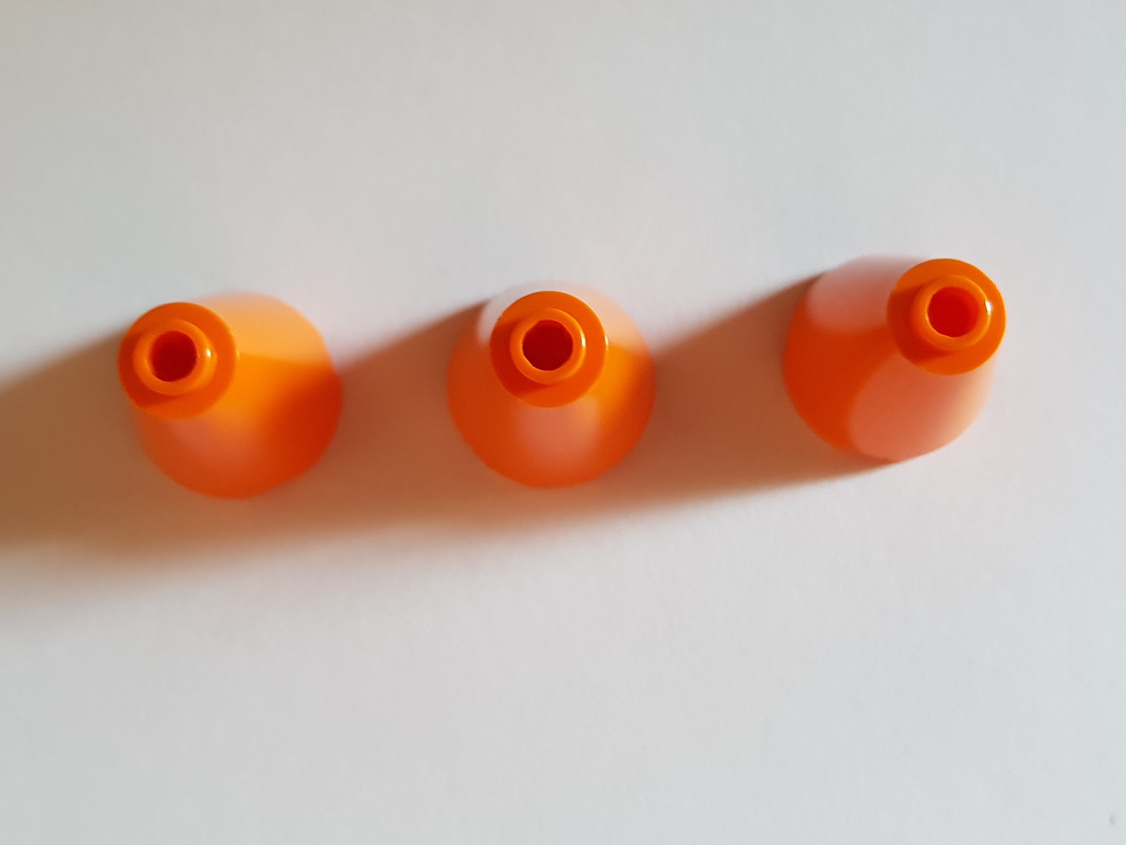 Lego® 3 x 3942c Cone Brick 2 x 2 x 2 Orange 6062601 (#BC04) Roof Top ...