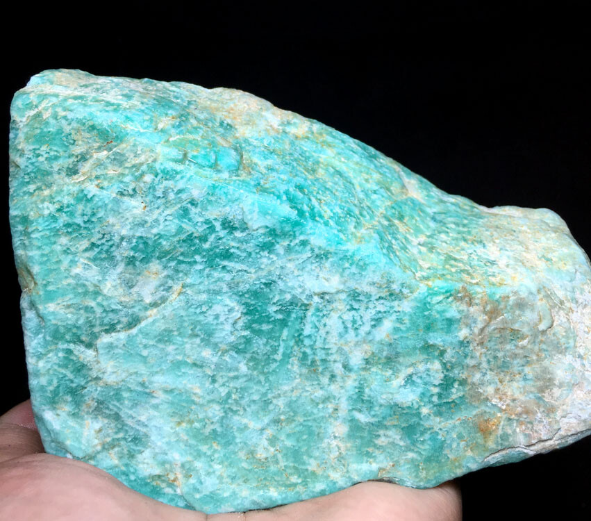 622g NATURAL GEM AQUA BLUE PERUVIAN AMAZONITE HEALING SPHERE RAW STONE ...