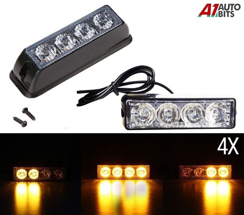 Led Grill Breakdown Flashing Amber Warning Recovery Strobe Light Lamp ...