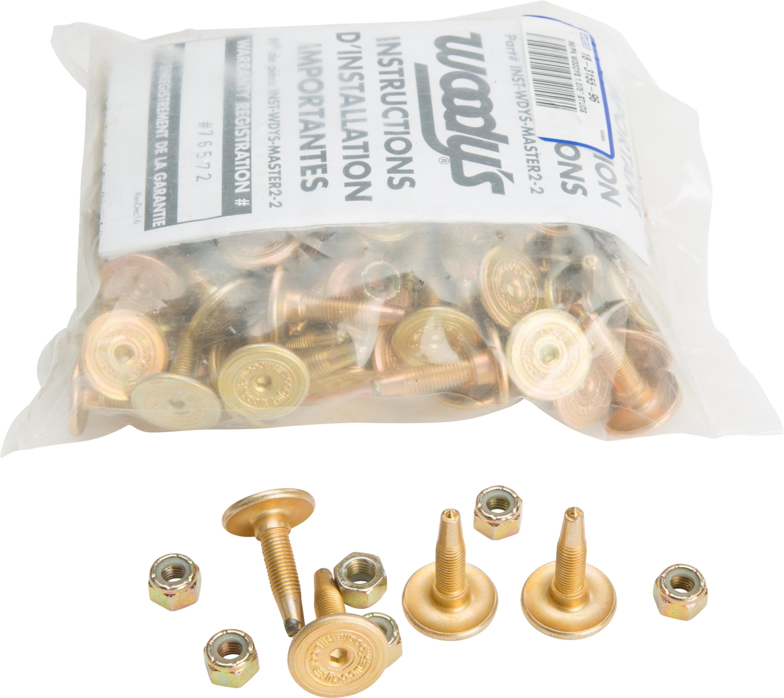 Woody's Gold Digger 60 deg. Traction Master Carbide Studs GDP6-1075-B ...