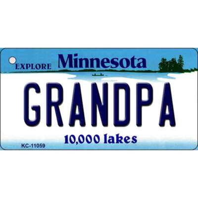 Grandpa Minnesota State License Plate Tag Novelty Key Chain KC-11059 | eBay