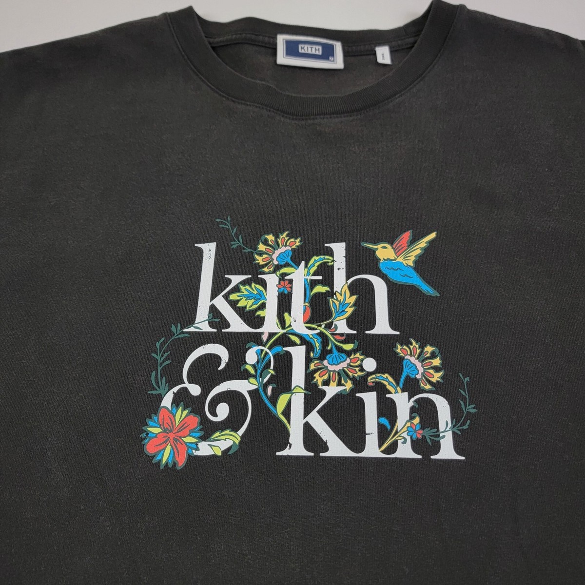 Kith And Kin Jacobean T-Shirt Short Sleeve Black M Men's Kith And Kin Jacobean T-Shirt Short Sleeve Black M Men's