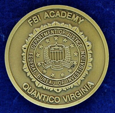 FBI Academy Quantico Virginia FBINA 203rd Session Police Challenge Coin ...