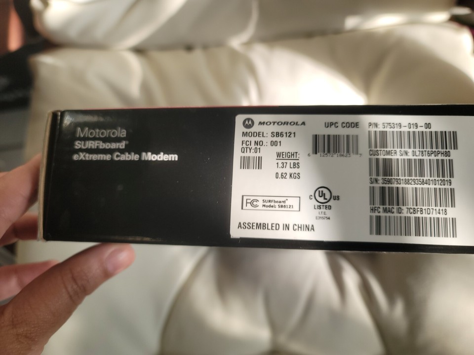 motorola surfboard extreme cable modem sb6121 | eBay