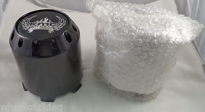 KMC Black Gloss Custom Wheel Center Cap Caps Set 2 (1) # 1043B113 ...