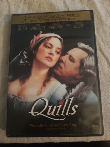 Quills (DVD) Geoffrey Rush, Kate Winslet, Joaquin Phoenix, Michael ...