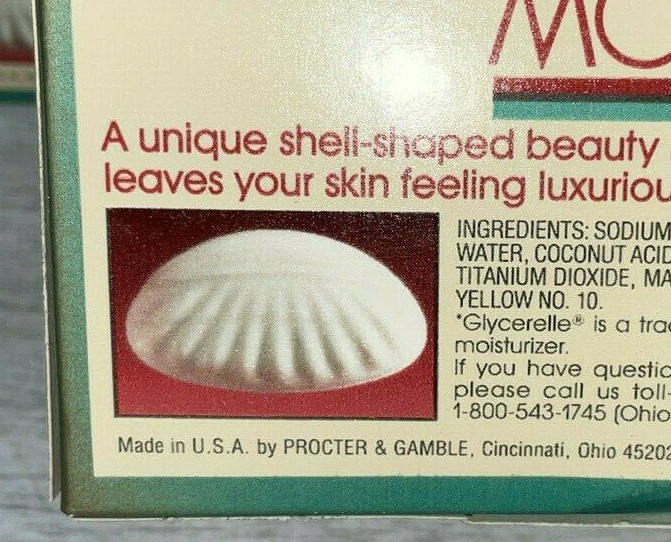 Lot of 2 MONCHEL Face Body Bath Bar Soap White Unscented Procter Gamble ...