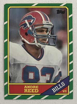 🏈HOF Andre Reed ROOKIE 1986 Topps #388, Buffalo Bills | eBay