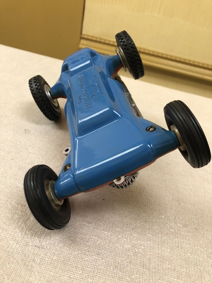 Vintage Roy Cox Thimble Drome Champion Tether Race Car With Engine Red ...