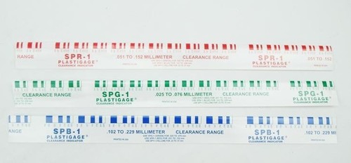 Plastigauge Plastigage Green Red Blue Rod Main Bearing Clearance strips ...