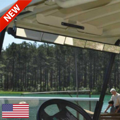 5 Panel Mirror Golf Cart Extra Wide Rear View For EZGO Yamaha Club Car ...