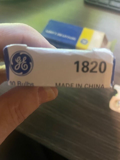 GE 1820 Miniature Lamp Bulb X 19, New | eBay