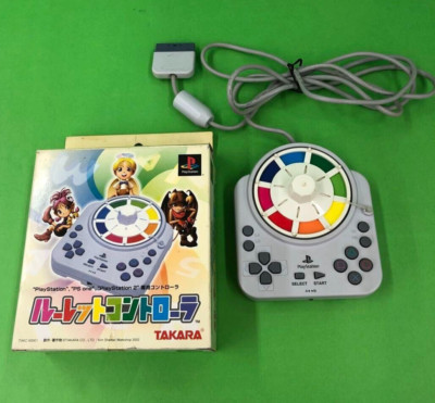roulette controller ps1 ps2 sony playstation game Japan Takara TAKC ...