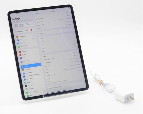 Apple iPad Pro 12.9 Inch 6th Gen A2764 (WiFi/Cell) 128GB with Cord | eBay