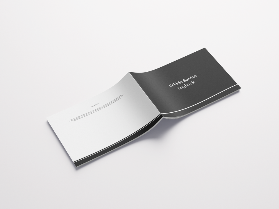 Car Service Book, Maintenance Repair Logbook Replacement Premium High ...