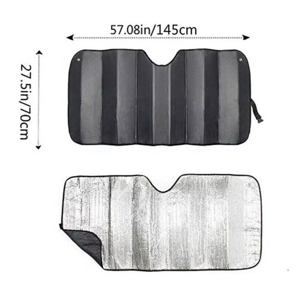 Aluminum Foil Folding Car Windshield Sun Shield Cover Protection ...