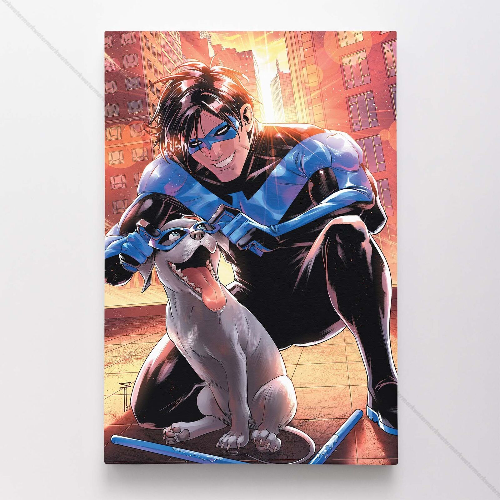 Nightwing Poster Canvas Vol 4 #91 DC Superhero Comic Book Art Print | eBay